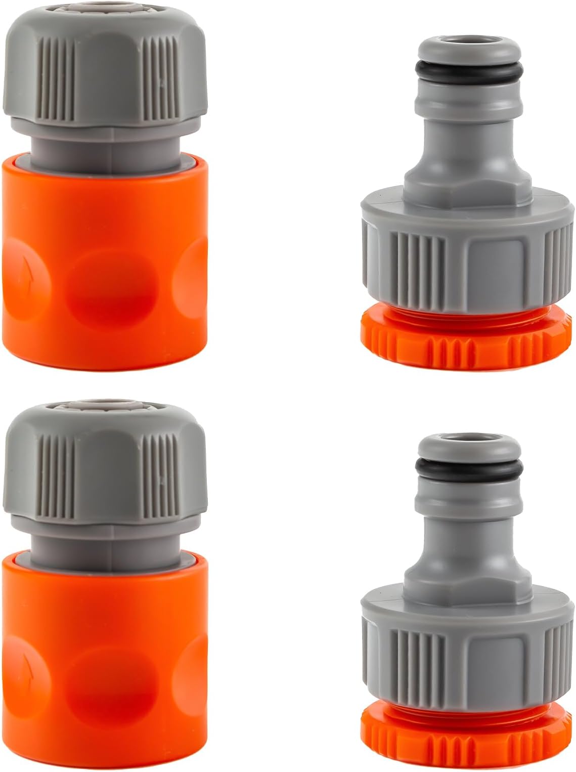 Amazon.com : Plastic Garden Hose Connector Set Male and Female - Quick ...