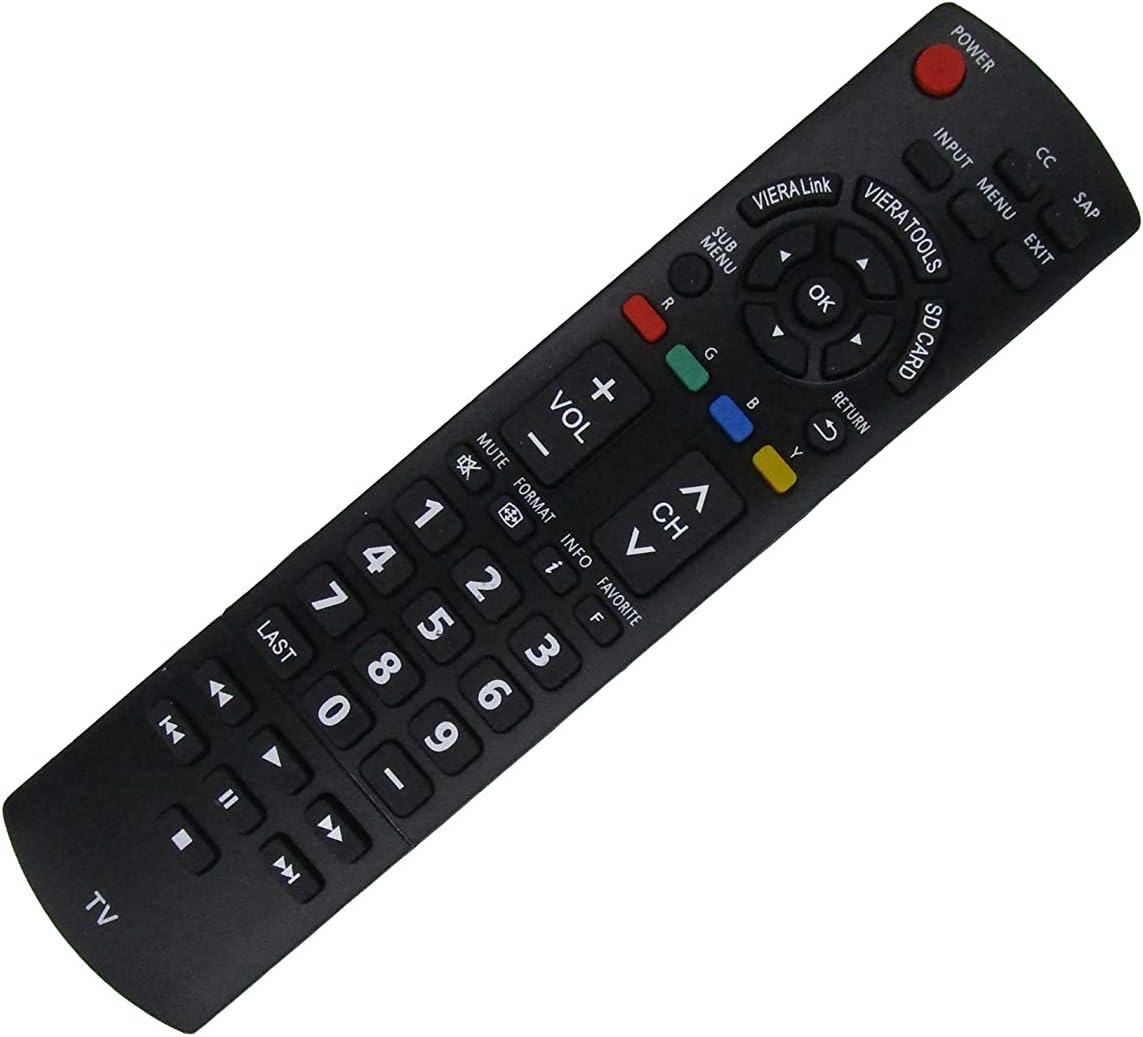Amazon.com: HCDZ Replacement Remote Control for Panasonic Viera TC ...