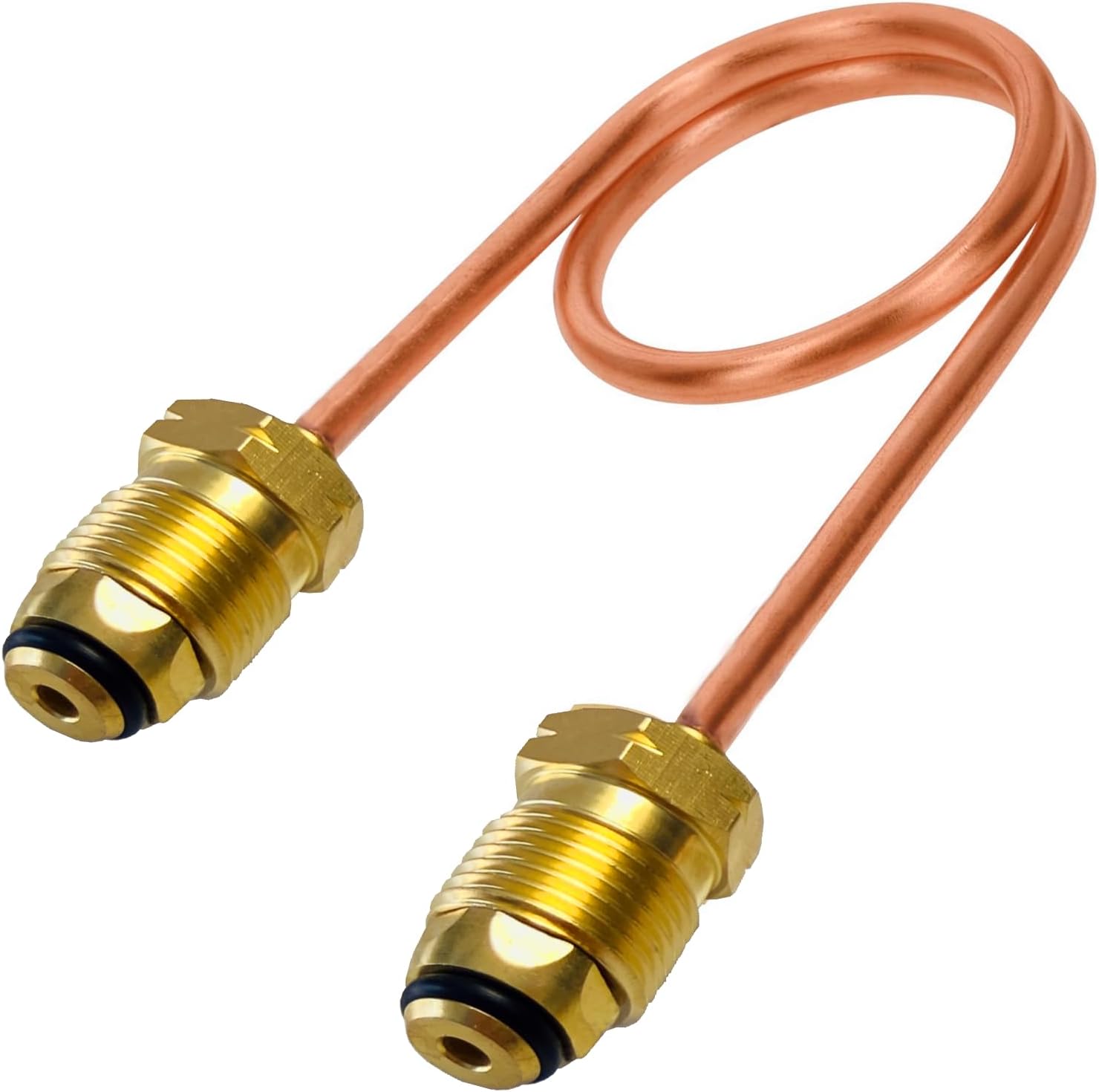 Amazon.com : MCAMPAS 15 Inch High flow Copper Propane Gas Pigtail POL x ...