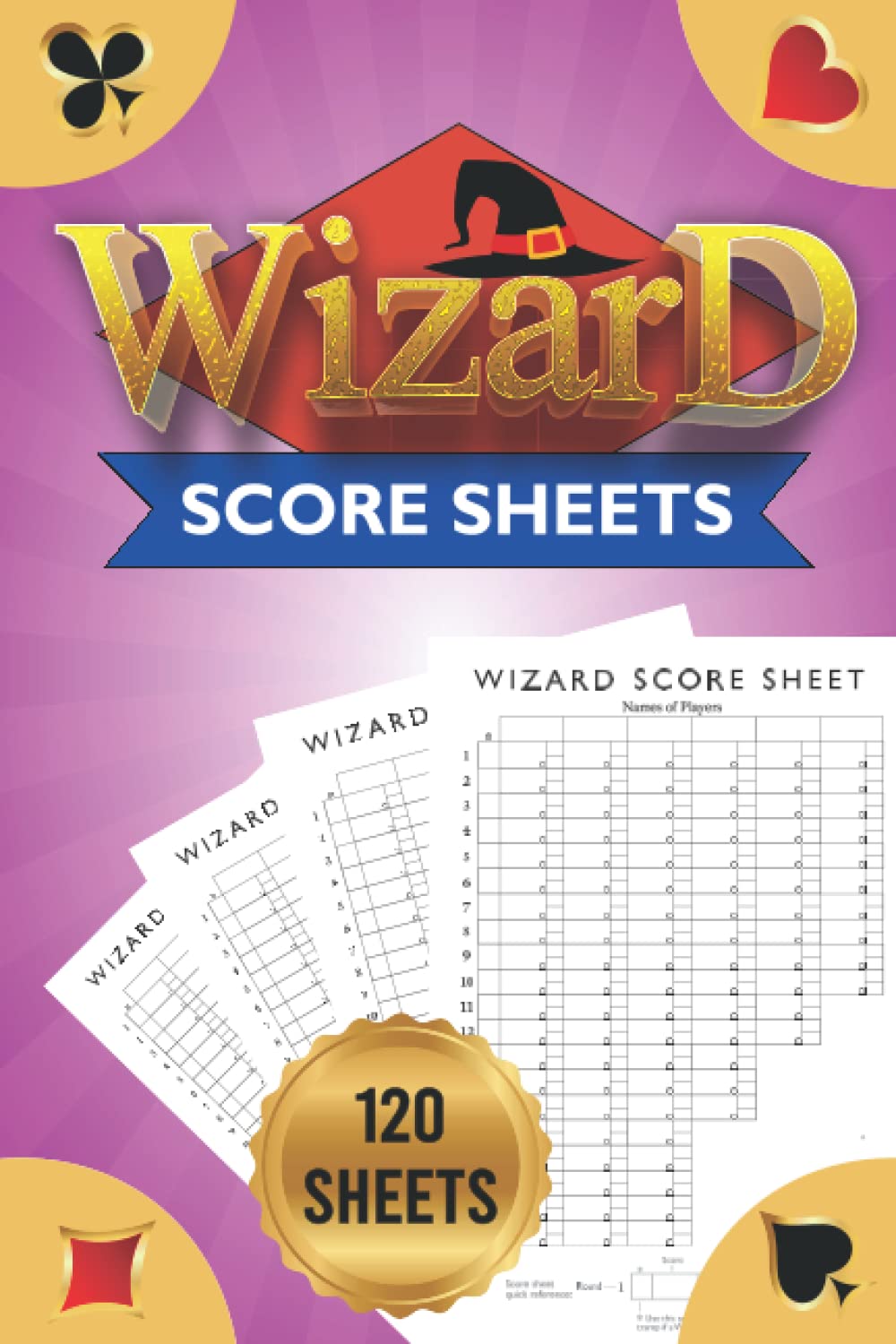 Buy Wizard Score Sheets: Wizard Card Game Score Sheets, Wizard Score ...