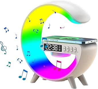 Wireless Charger Lamp - G Shaped Lamp Phone Charger with LED Wireless ...