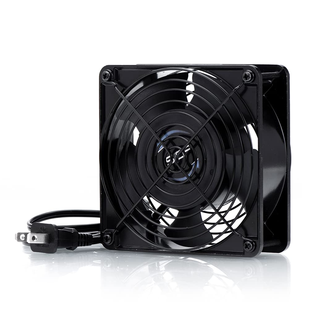 SCCCF AXIAL 12038, Quiet Muffin Fan, 110V 115V 120V AC 120mm x38mm ...
