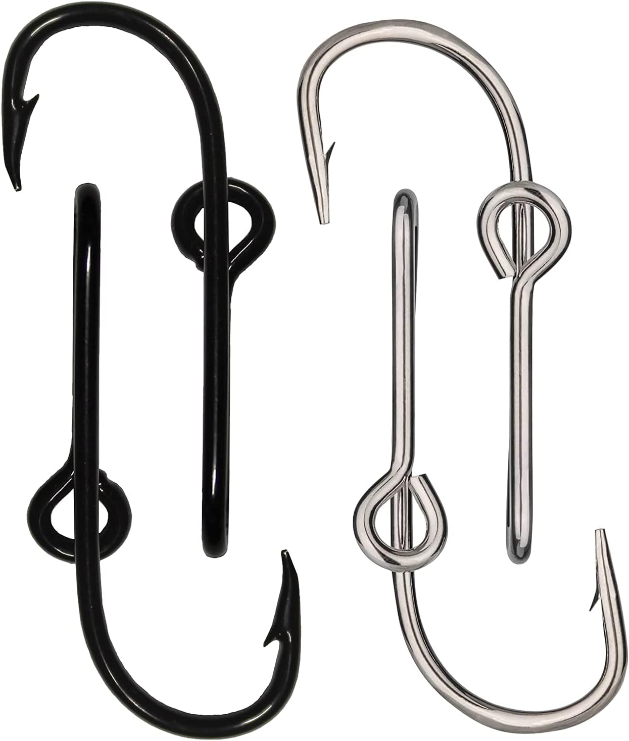 Amazon.com: 4 PCS Hat Clip Hats Pins Fish Hook Hooks Custom Hook Set ...