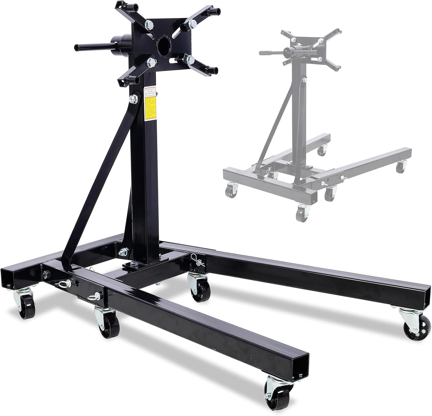 Amazon.com: SPOWAY Engine Stand, 2000LBS Heavy Duty Engine Stand with 360 Degree Rotating Head ...