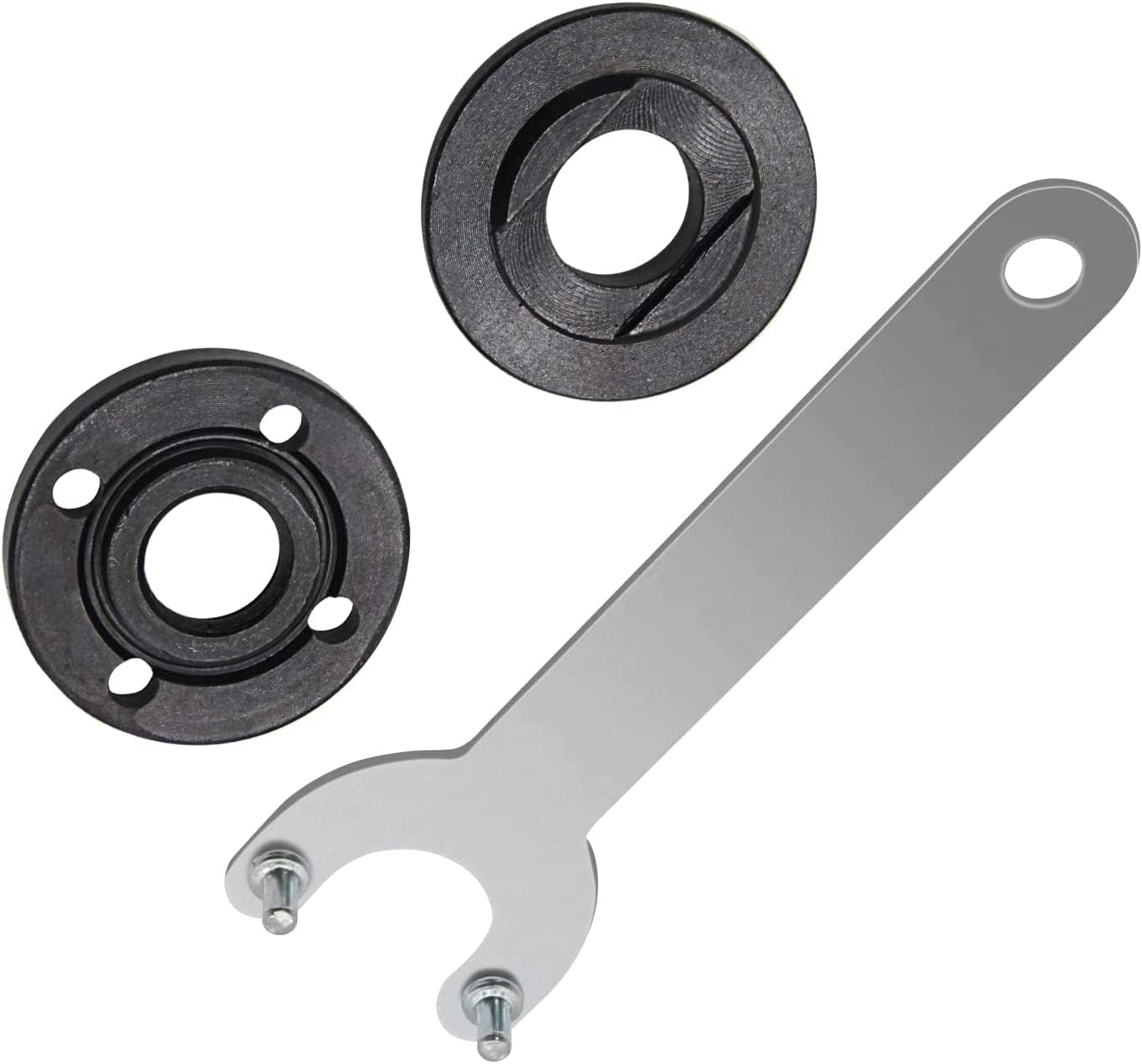 Amazon.com: 5/8"-11 Grinder Backing Flange and Lock Nut Set Angle ...