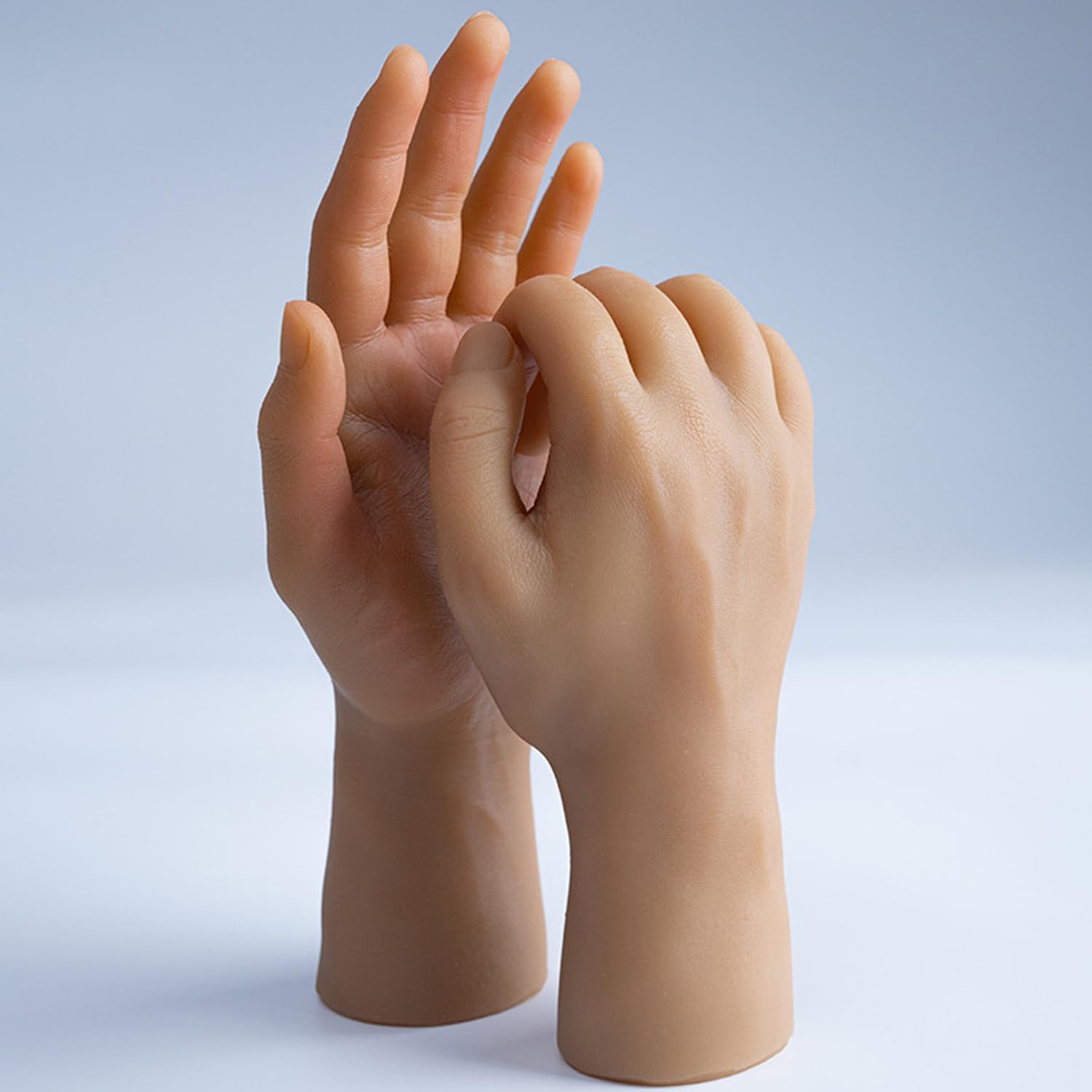 Amazon.com: Realistic Silicone Male Hand Model Male Life Size Hand ...