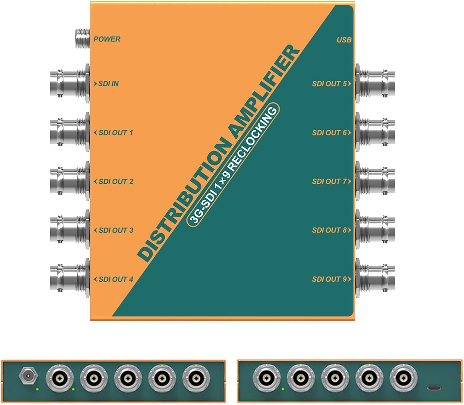 Amazon.com: AVMATRIX SD1191 1x9 SDI Distribution Amplifier Splitter ...