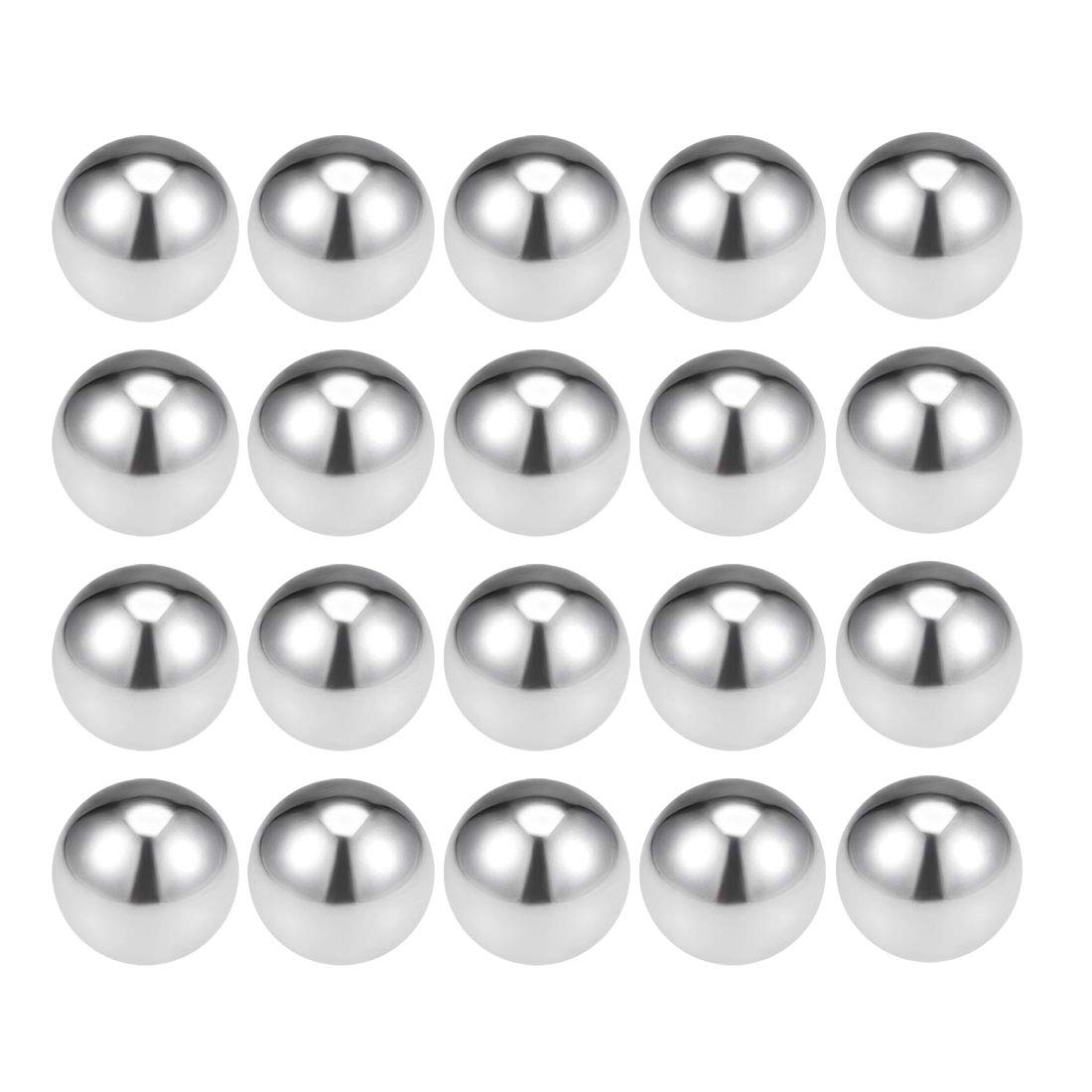 uxcell 1/2 Inch Bearing Balls 316L Stainless Steel G100 Precision Balls ...