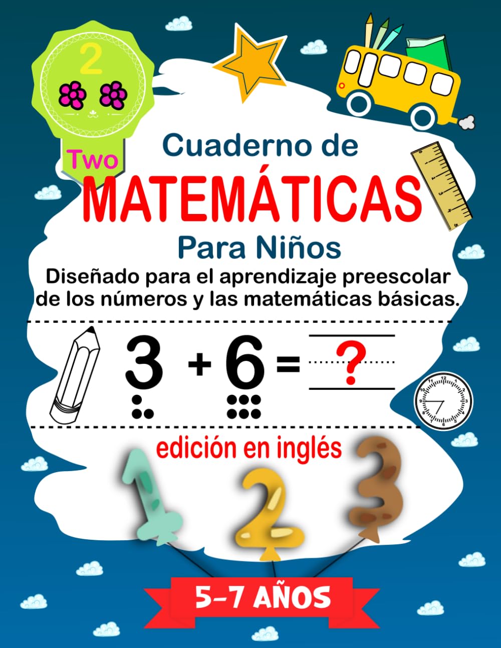Cuaderno De Ejercicios De Matematicas Para Ninos De 5 7 | Desertcart ...