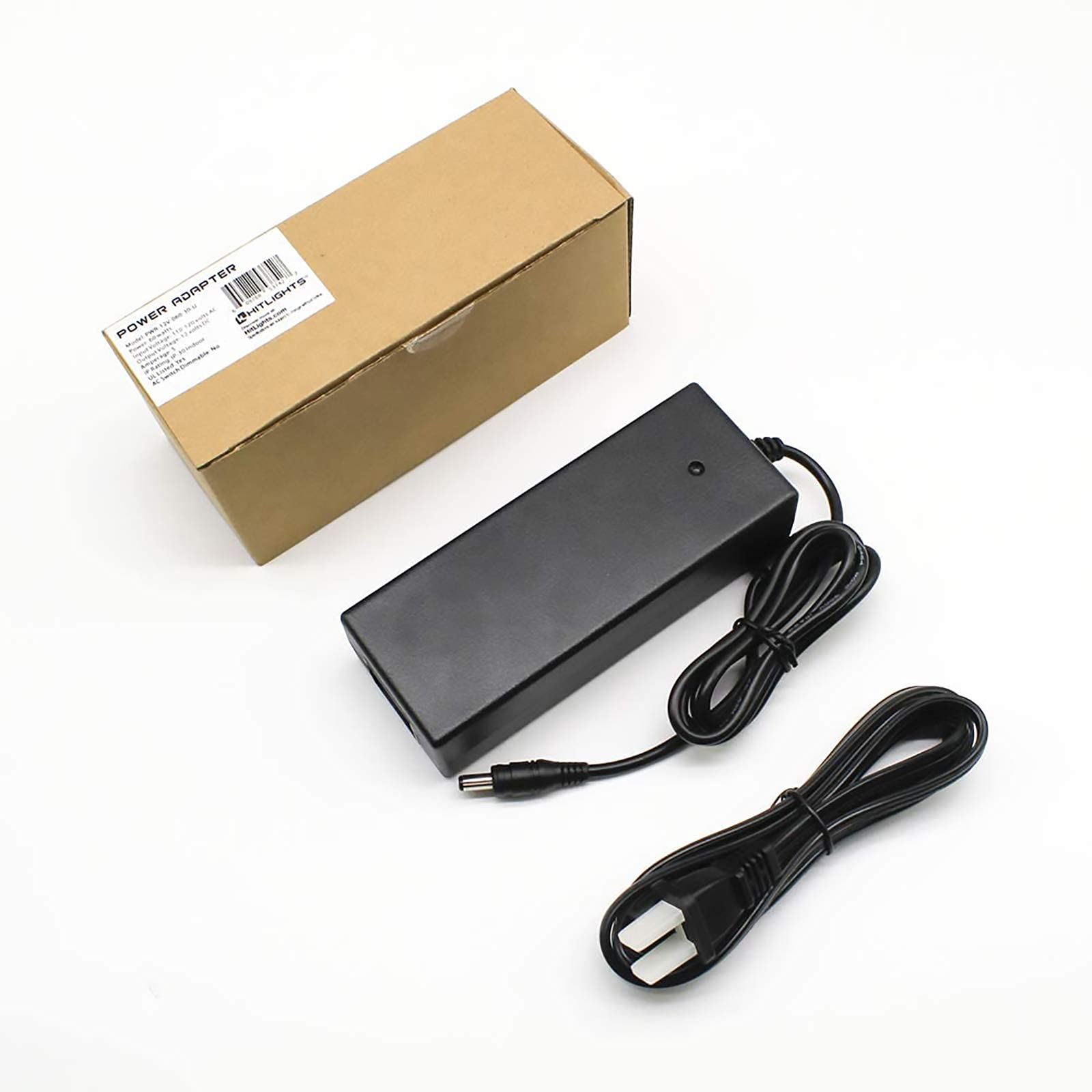 Snapklik.com : 12V 8A Power Supply Adapter, UL-Listed, 120V AC To 12V ...