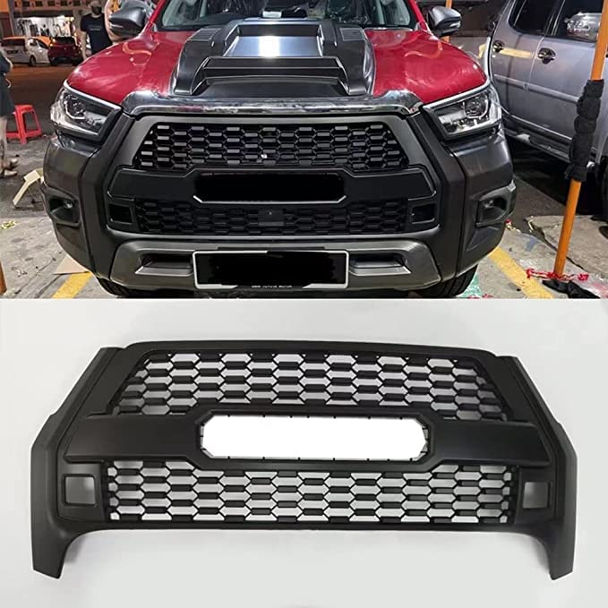 Buy buhb Car Front Grilles for Toyota Hilux Revo Rocco 2021, Car Chrome ...