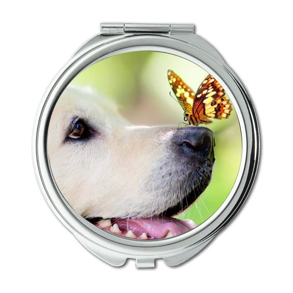 Amazon.com : Mirror,makeup mirror,Bulldog Puppies dogs pets,pocket ...