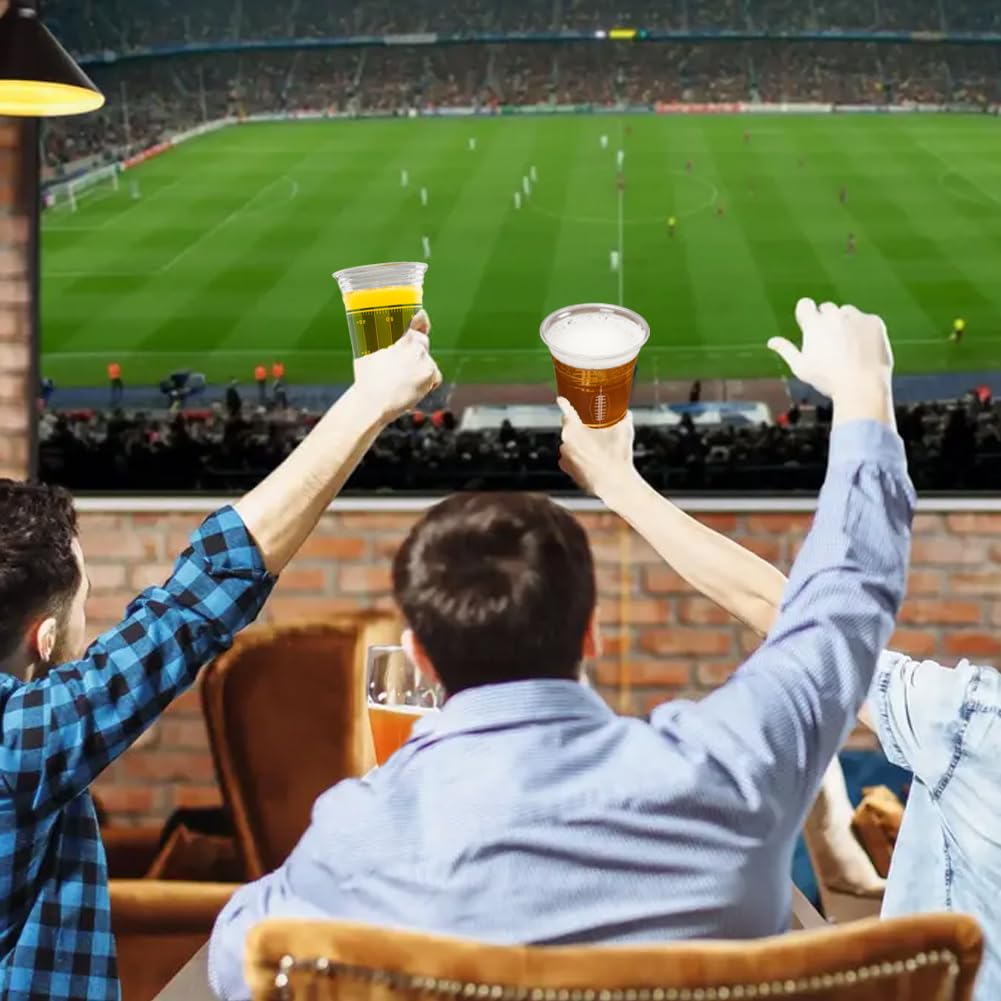 Football Theme Party Supplies 100-Pack Football Party Cups 16oz ...