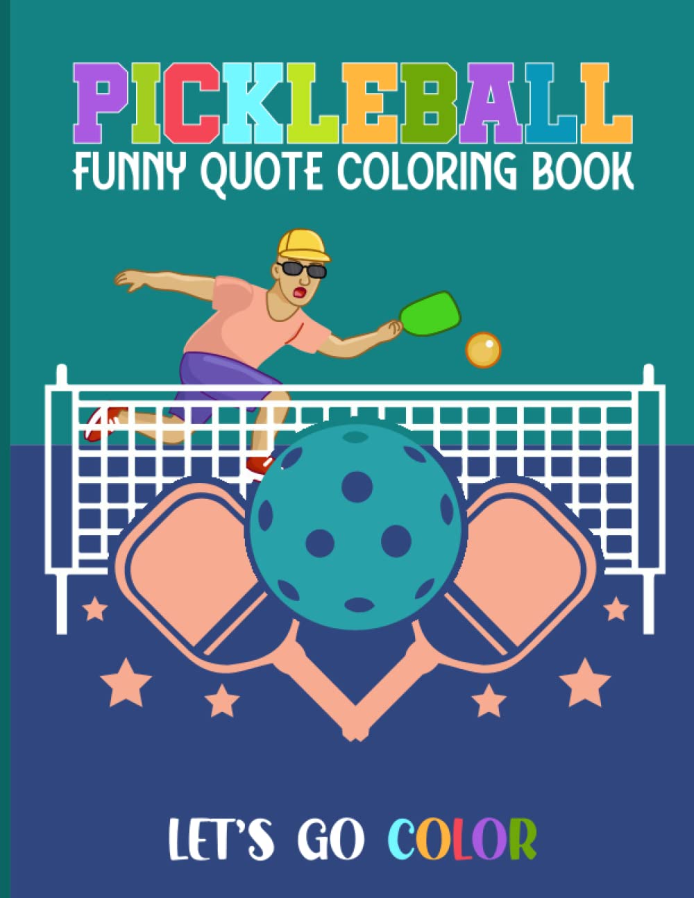 Amazon.com: Pickleball Coloring Book: Funny Quote Coloring Book For ...