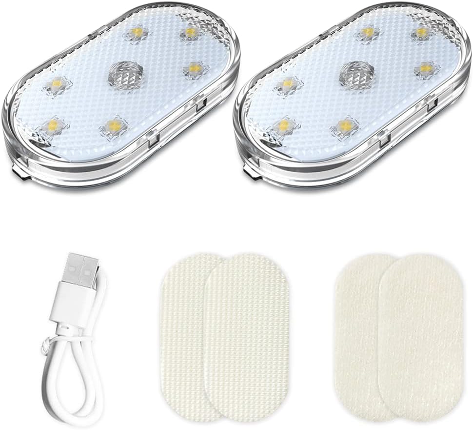 Wireless Led Lights for Car Interior, Car Led Lights Interior, USB ...