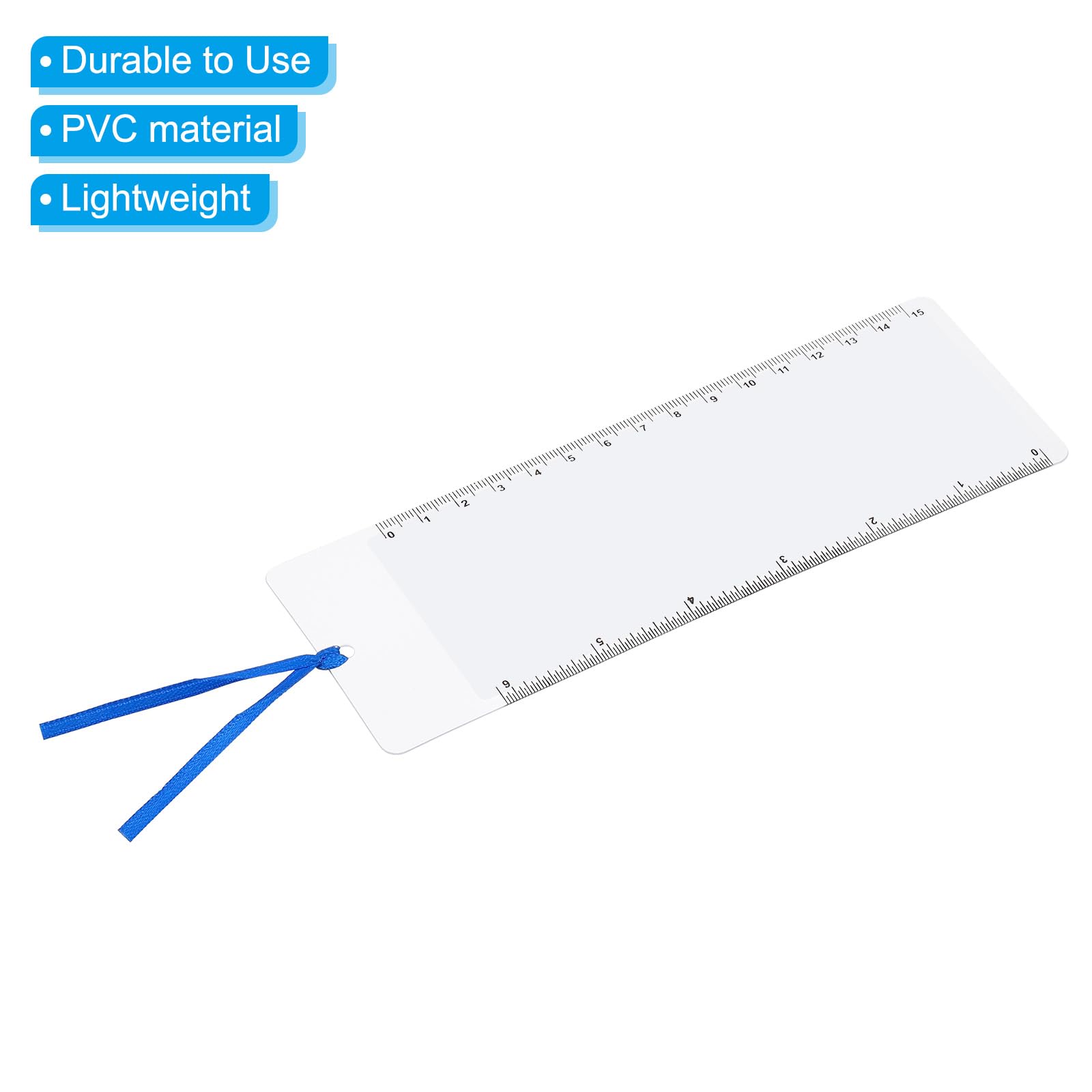 PATIKIL Bookmark Magnifier with 6 Inch Ruler, 4 Pack 3X Magnifying ...
