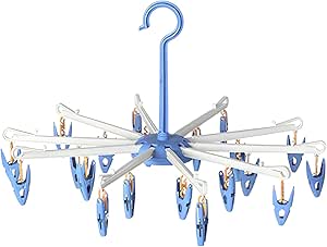 Fxvhojq Drying Hooks Foldable Drying Drip Hanger 360°Rotation Socks ...