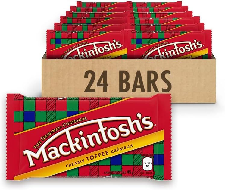 Nestle Mackintosh Classic Creamy Toffee Bars 24-Pack Box