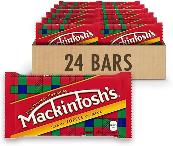 Nestle Mackintosh Classic Creamy Toffee Bars 24-Pack Box