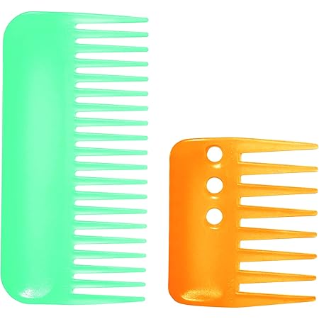 Amazon.com : Cricket Ultra Clean Big Time Wide Tooth Comb Set for Curly ...