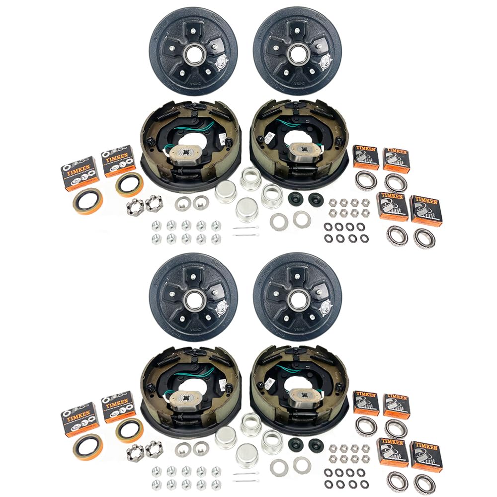 Amazon.com: SOUTHWEST WHEEL 2-Pack Pro 3,500 lbs. Trailer Axle Electric ...