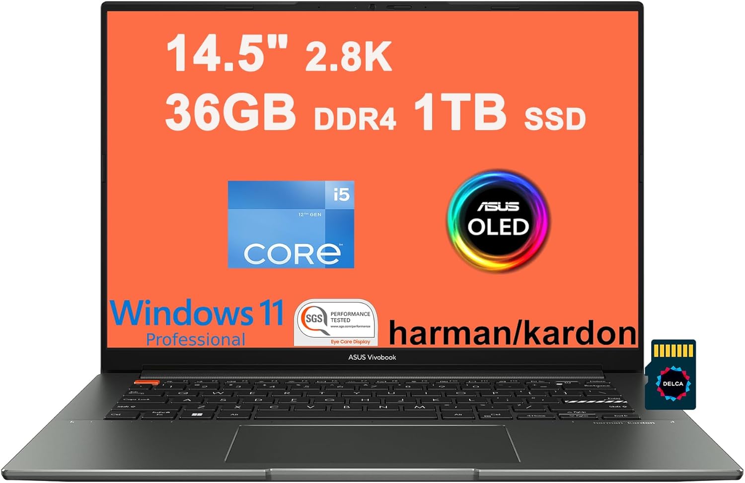 Amazon.com: asus Vivobook S 14X OLED Business Laptop | 14.5'' 2.8K OLED 600nit 100% DCI-P3 ...