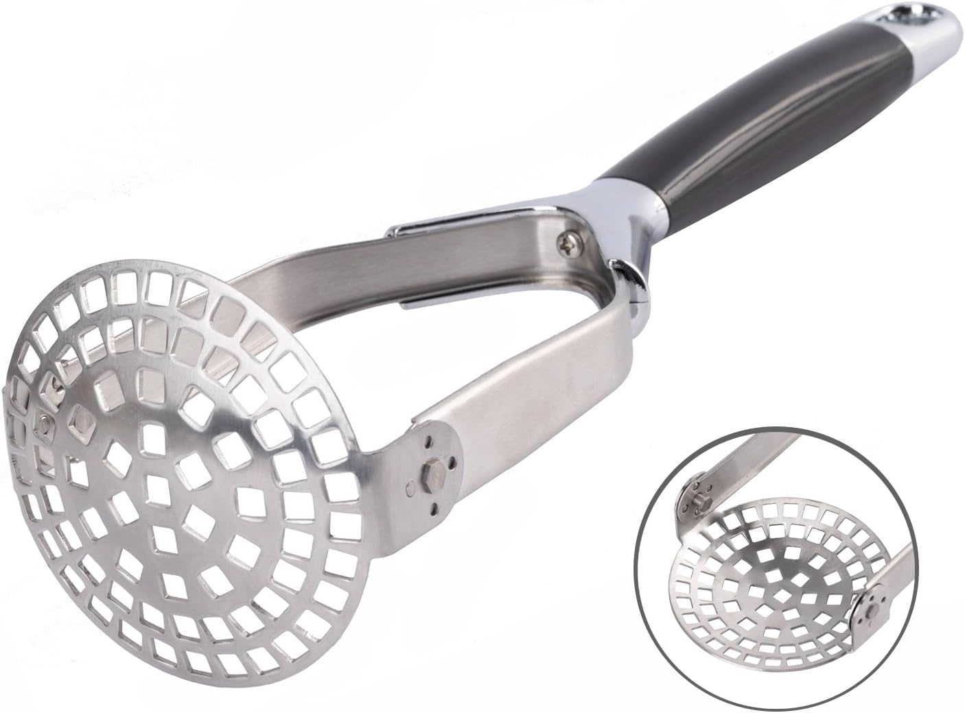 Amazon.com: Stainless Steel Potato Masher Kitchen Tool(AUGMENTED MODEL ...