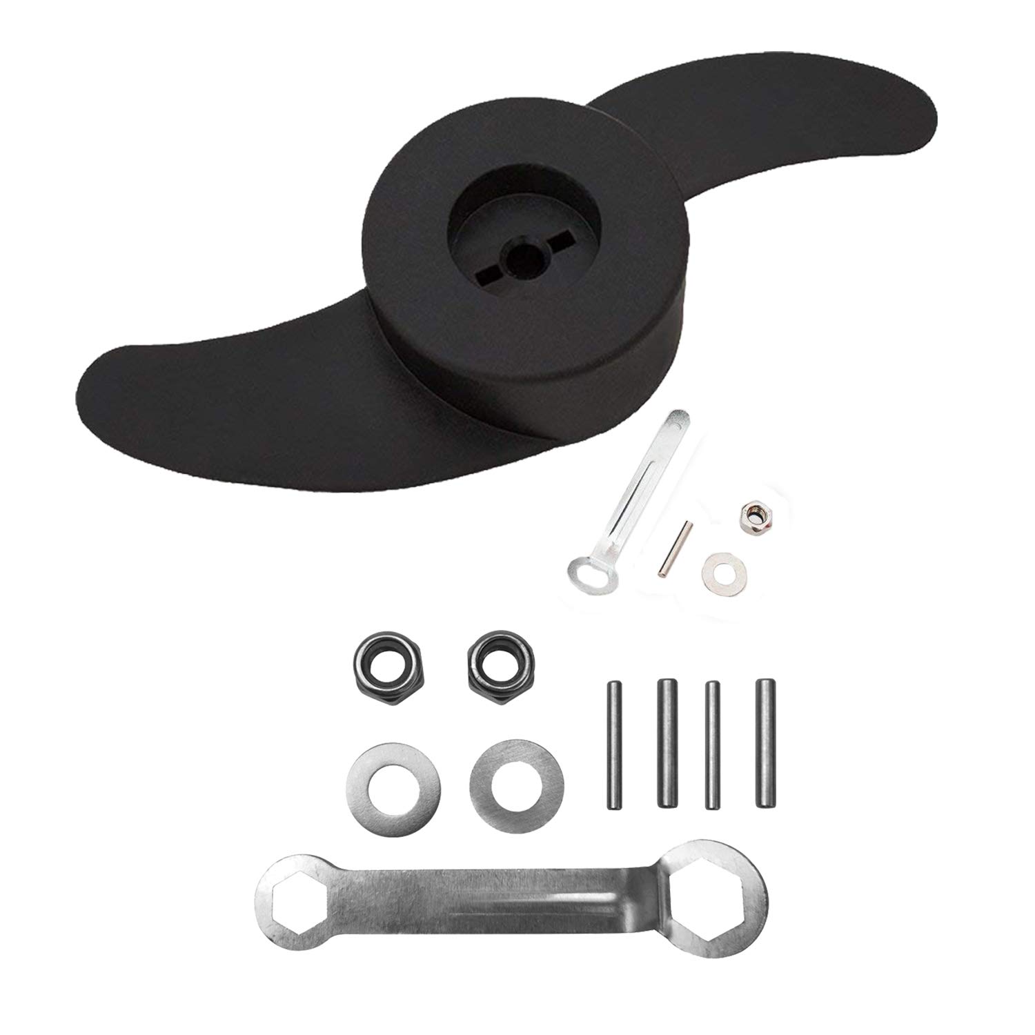 Buy U-BCOO Power Prop Kit 2-Blades (3 in Diameter) Electric Trolling ...