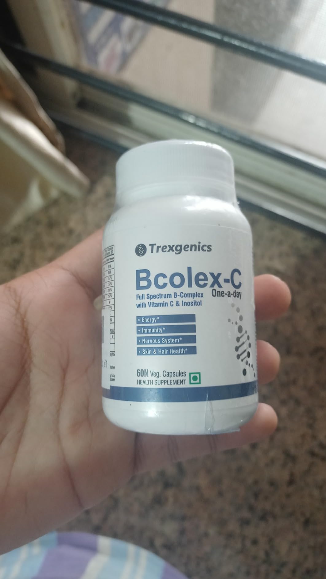 Trexgenics Bcolex-C One-a-day Complete B-Complex with B12 -Vit.C ...