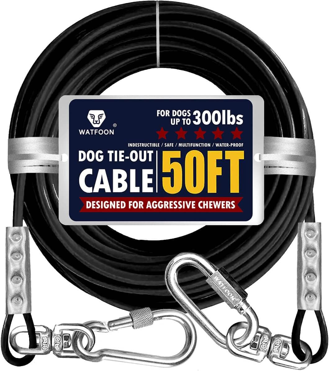 Amazon.com : 25 ft Dog Chains for Outside - Heavy Dog Tie Out Chain ...