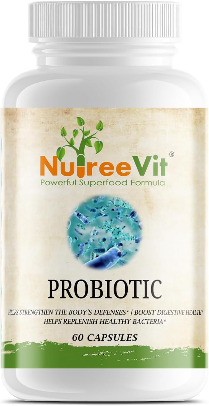 Amazon.com: NutreeVit Probiotic- Veggie Capsules : Health & Household