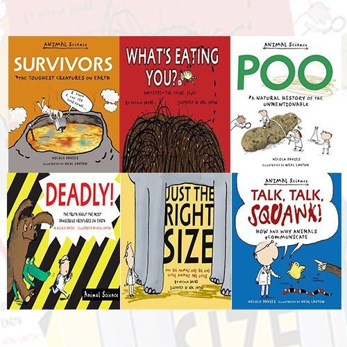 Animal Science Collection Nicola Davies 6 Books Set: Nicola Davies ...