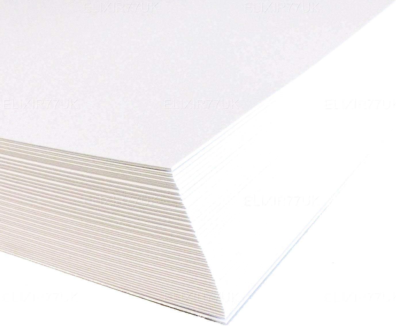 A4 Premium Super Thick White 400gsm Craft Printing Card (25 Sheets ...