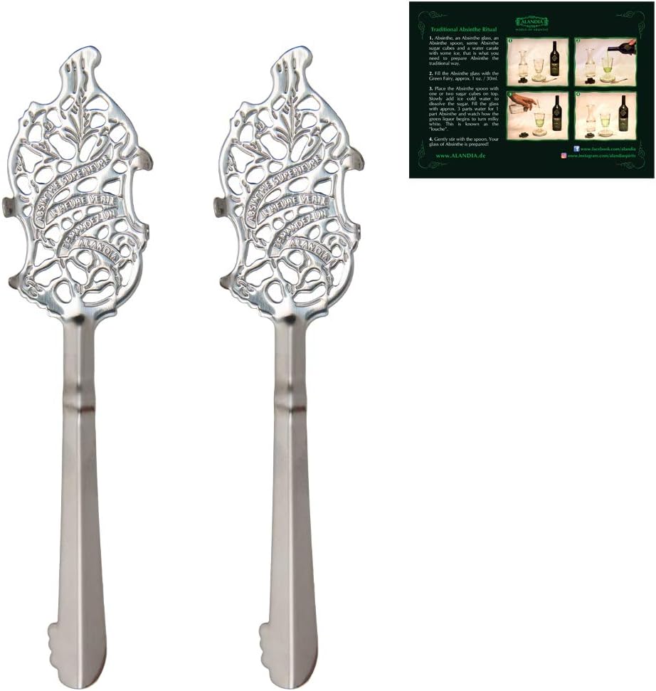 Amazon.com: NSBELL 4PCS Stainless Steel Absinthe Spoons Vintage ...