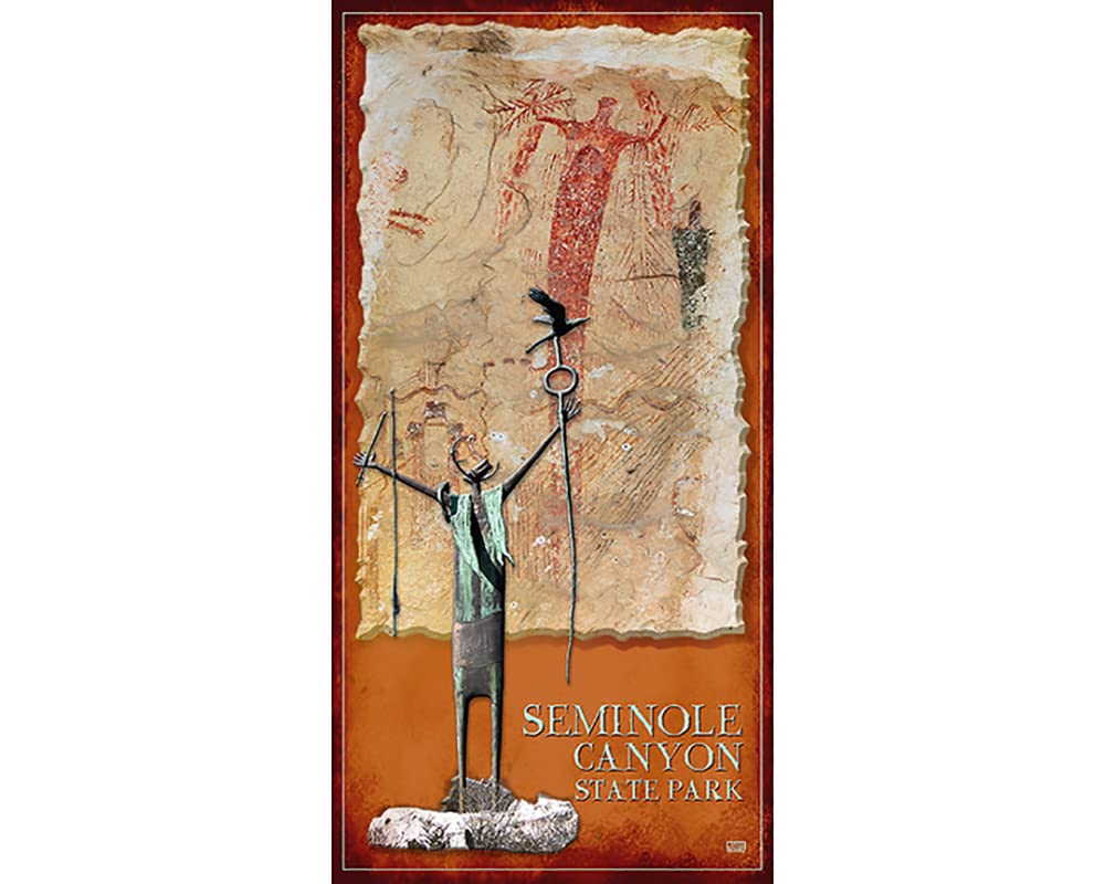 Amazon.com: Seminole Canyon State Park Travel Poster 12" x 24" : Home ...