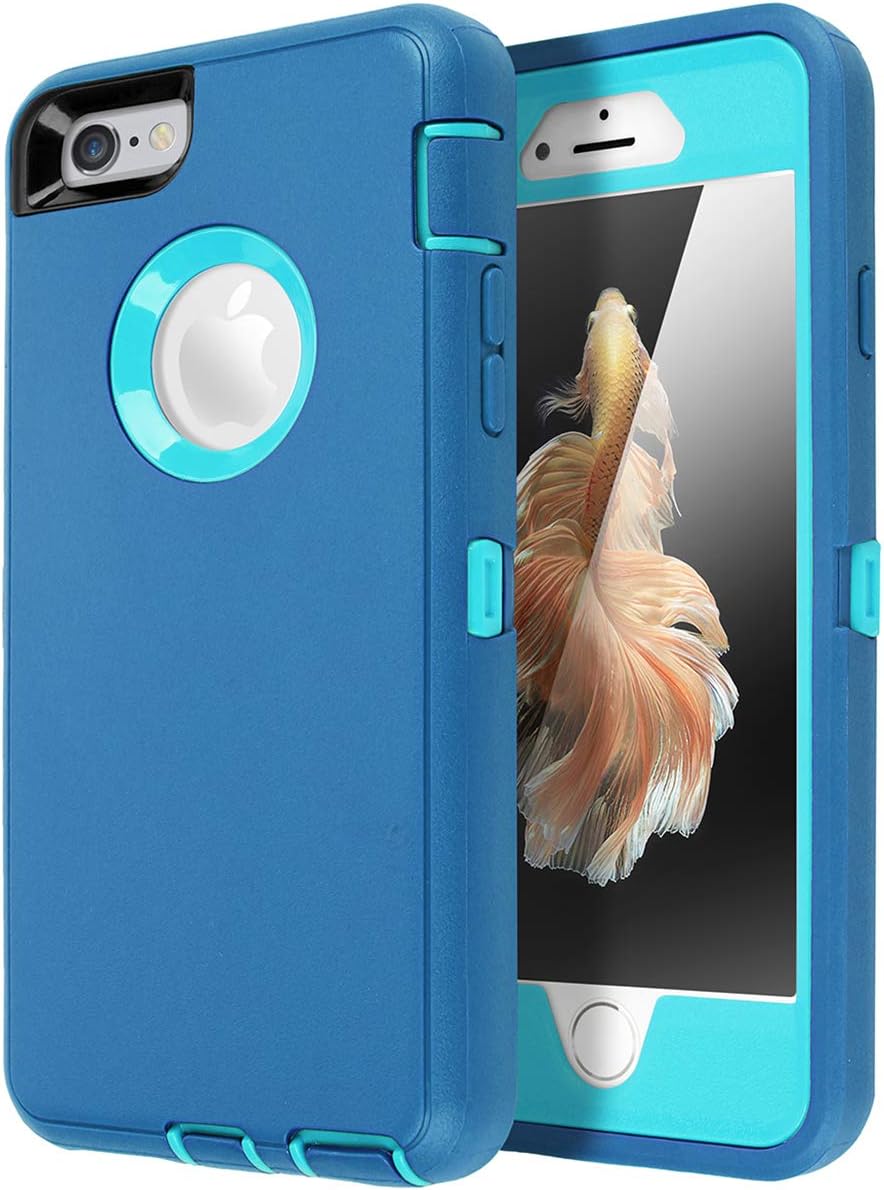 Amazon.com: AICase iPhone 6 Case, iPhone 6S Case [Heavy Duty] Built-in ...