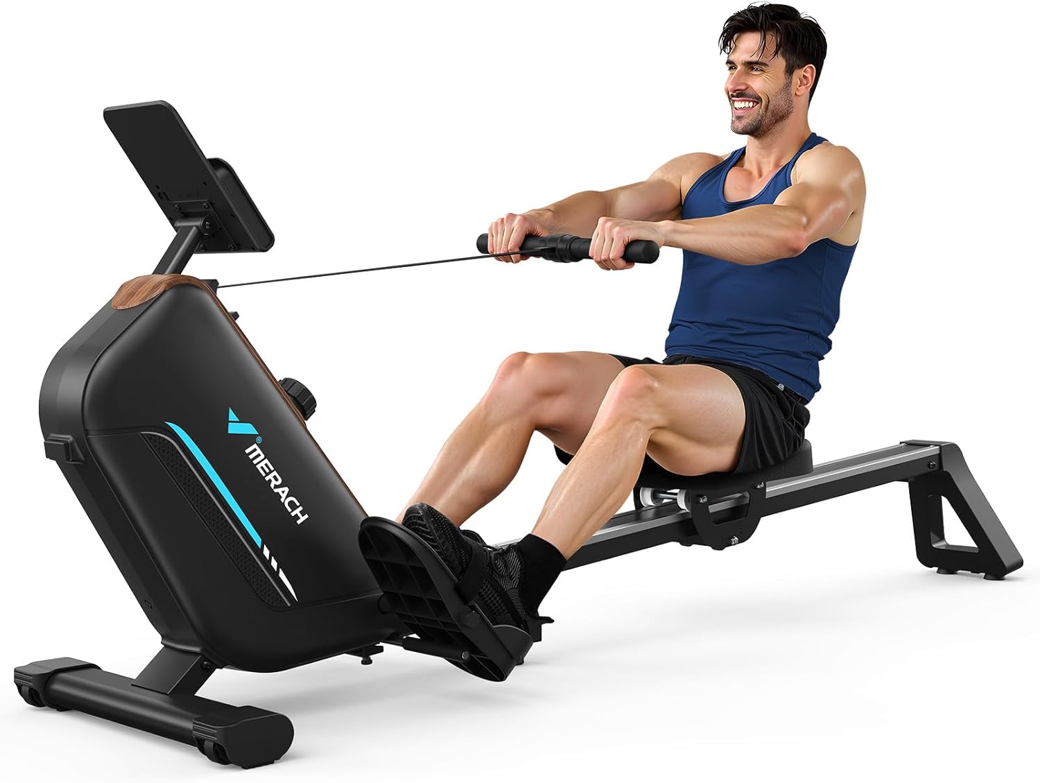MERACH Rowing Machines for Home, Powerful Electromagnetic Row Machine ...