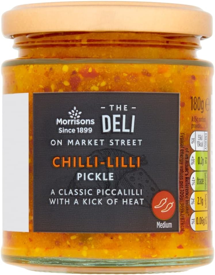 Morrisons The Deli On Market Street Chilli-Lilli Pickle 180g : Amazon ...