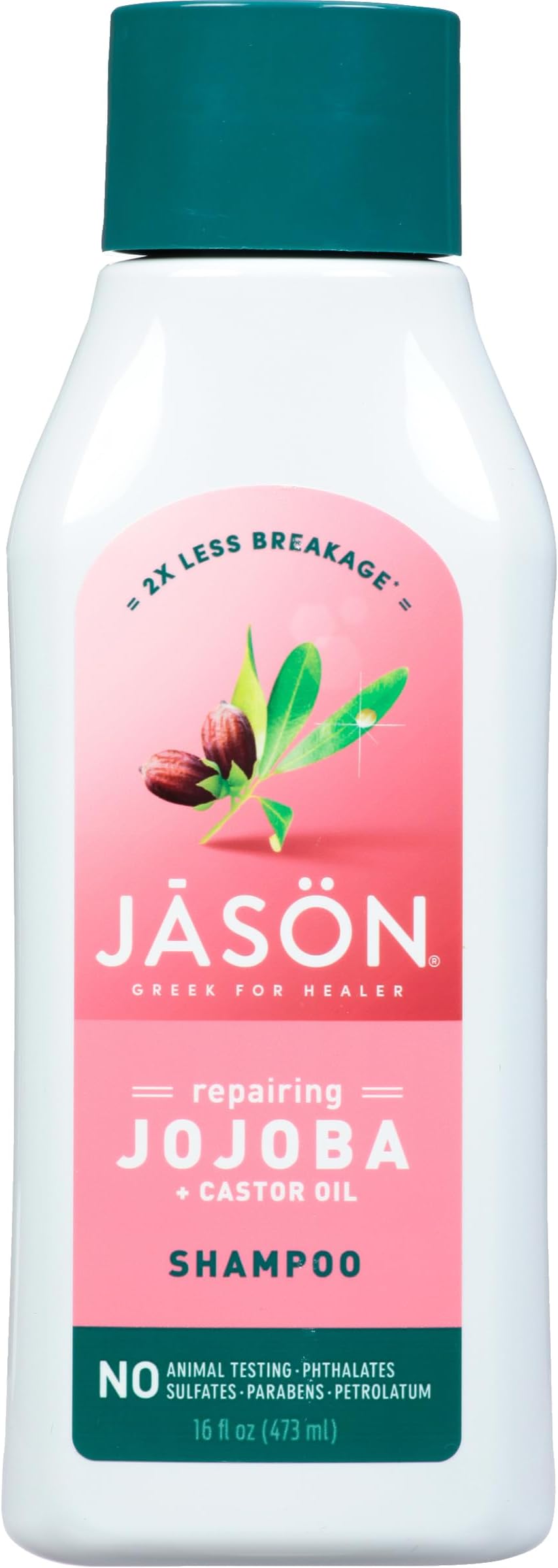 Amazon.com : Jason Shampoo, Strong & Healthy Jojoba and Castor Oil, 16 ...