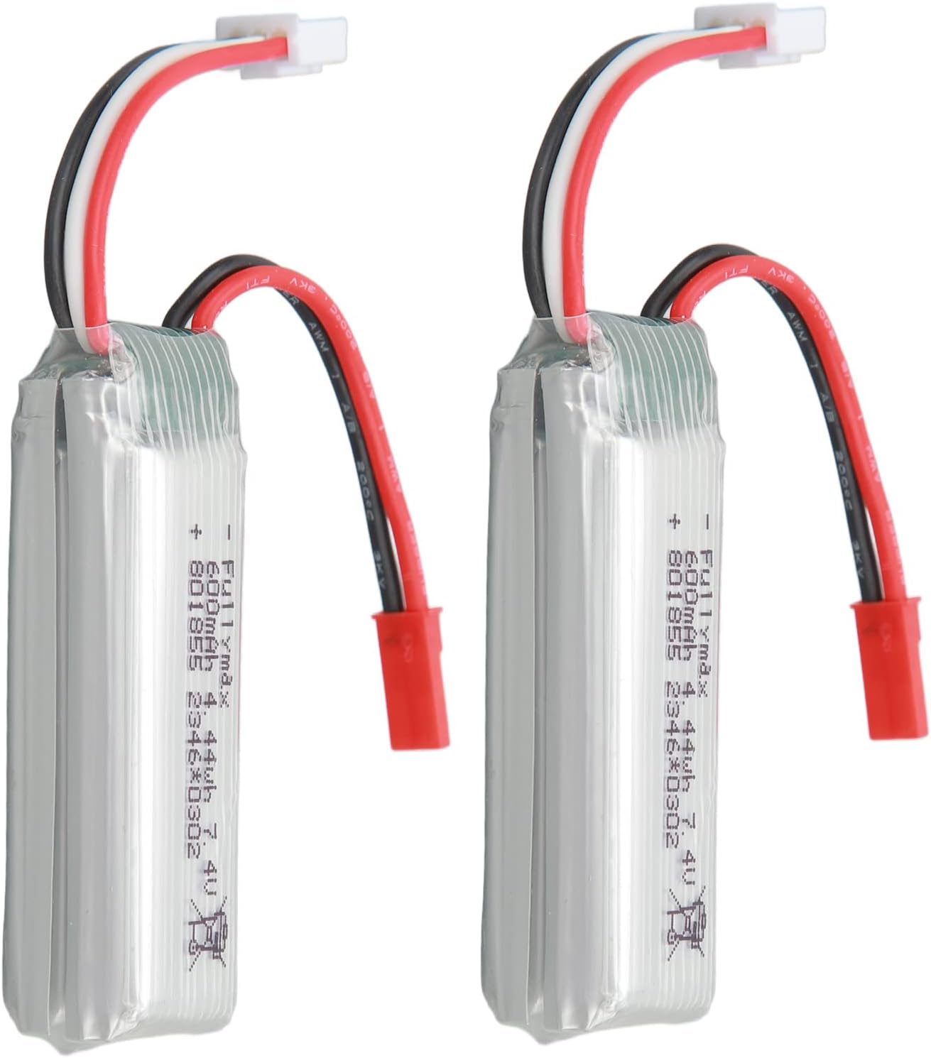 Amazon.com: RC Airplane Lithium Battery, JST Discharge Plug, 7.4v ...