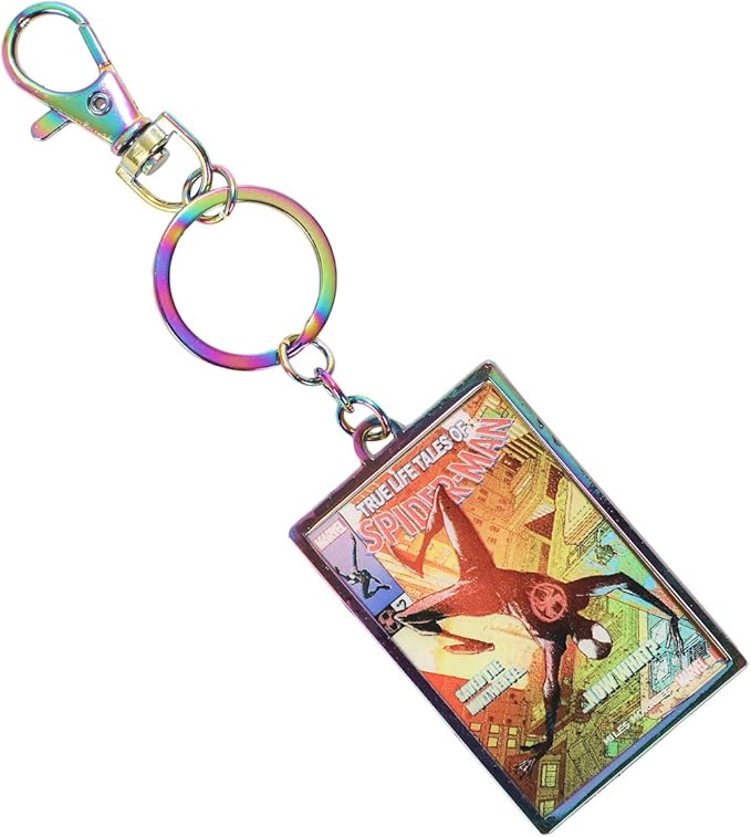 Amazon.com: Bioworld Spider-man: Across the Spider-verse Metal Keychain ...