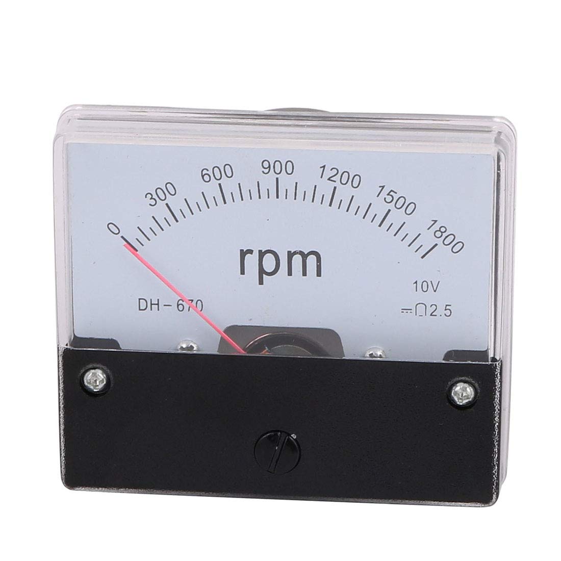 uxcell® DC 10V 0-1800RPM Panel Meter Analog Rotational Speed Measure ...