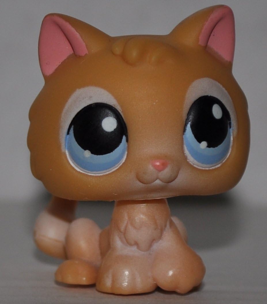 Amazon.com: Kitten #47 (Orange, Blue Eyes) - Littlest Pet Shop (Retired ...