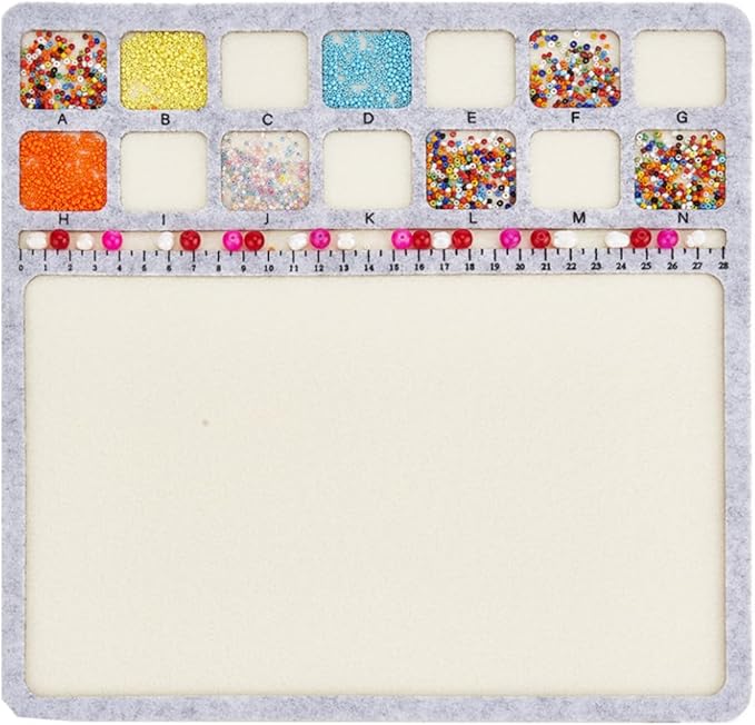 Amazon.com: BENECREAT Square Felt Bead Design Boards, Medium Felt ...