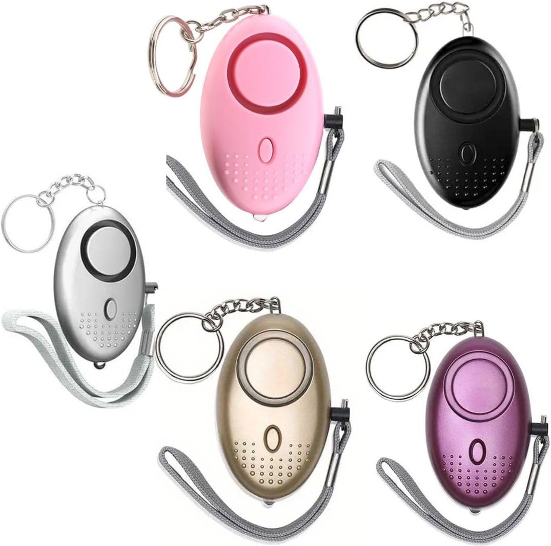 Personal Alarms For Women, Police Approved 140DB LOUD Security Alarms Keychain with LED Light ...