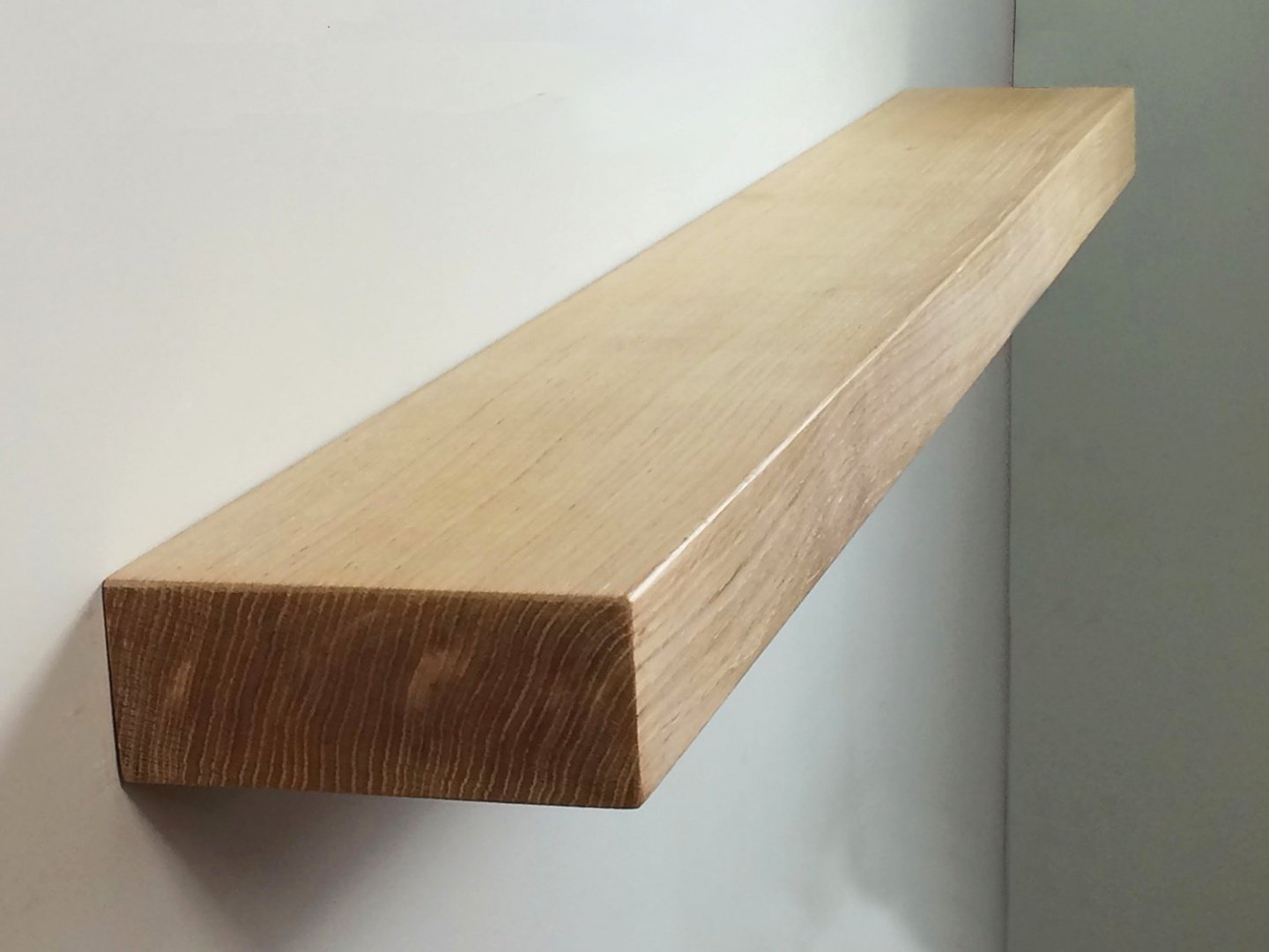 Buy Solid Oak Floating Shelf 6 Inch Depth X 2 5 Thick X 90cm Long
