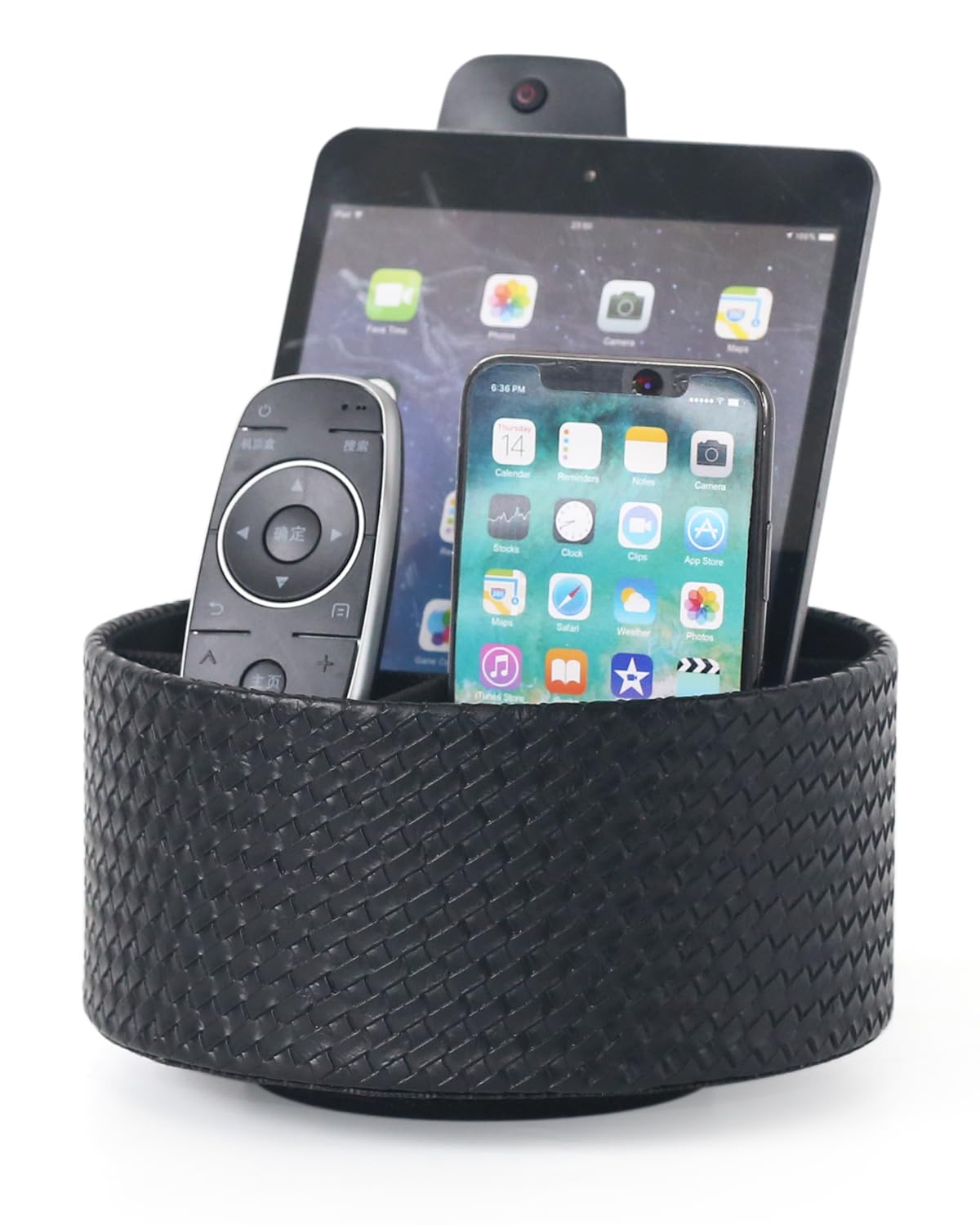 Amazon.com : Remote Control Holder 360° Spinning Controller Holder TV ...