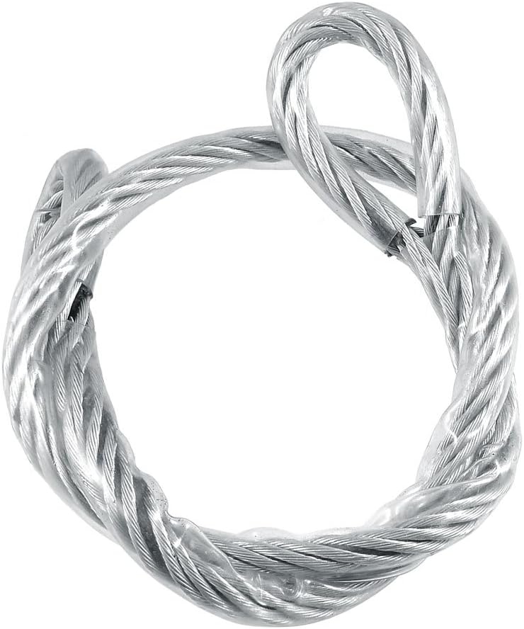 Amazon.com: Aexit 12mm x Chain & Rope Fittings 100cm Clear PVC Coated ...