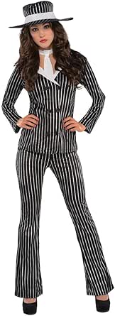 Amazon.com: Women Mob Boss Costume | Adult Large 10-12 | 1 Pc ...