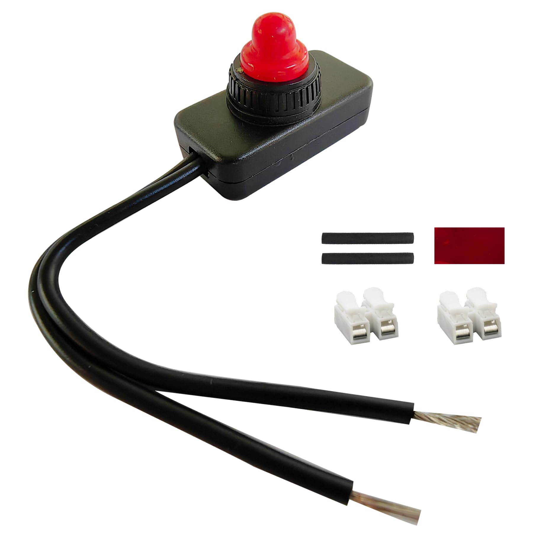Snapklik.com : Mini Momentary Push Button Switch 12V 24V Small Surface ...